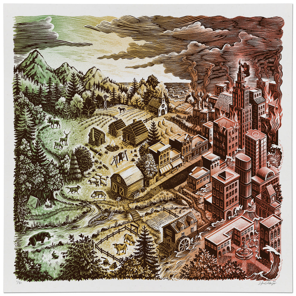 "This Land Ain't Your Land" Screen Print, Art print by Dylan Goldberger ...