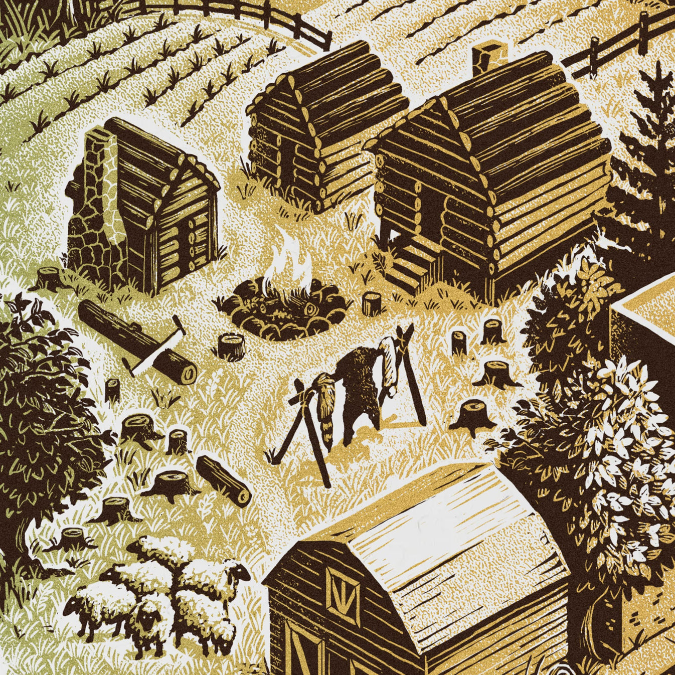 "This Land Ain't Your Land" Screen Print, Art print by Dylan Goldberger ...